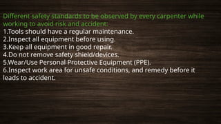 CARPENTRY.pptx Introduction To Industrial Arts | PPTX