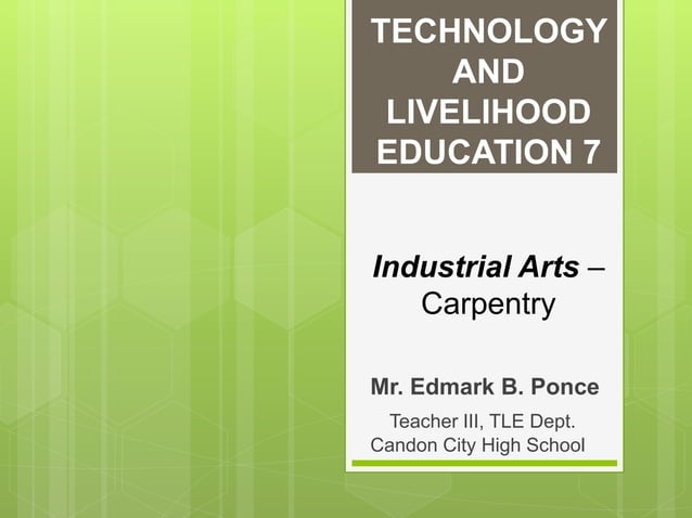 Carpentry 7. Interpreting Technical Drawings and Plans.pptx