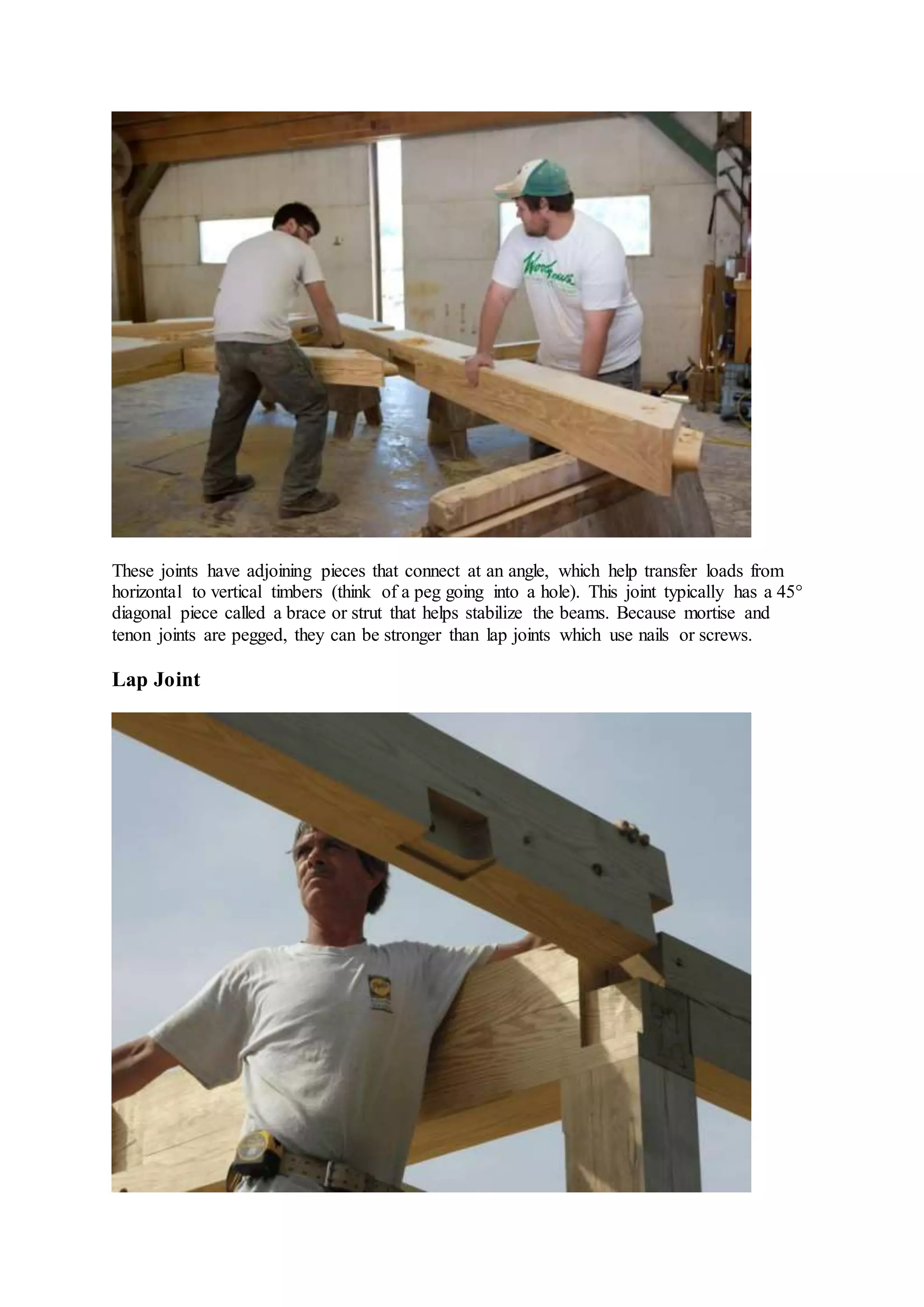 carpentry joints.docx | Woodworking | Arts and Crafts