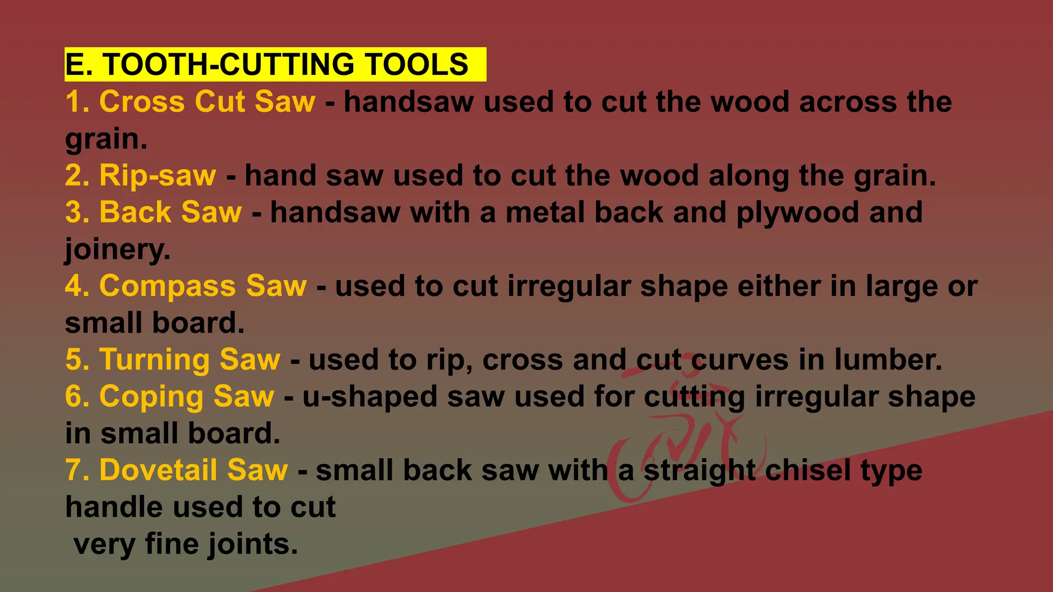CARPENTRY LESSON 2 industrial arts tle.pptx