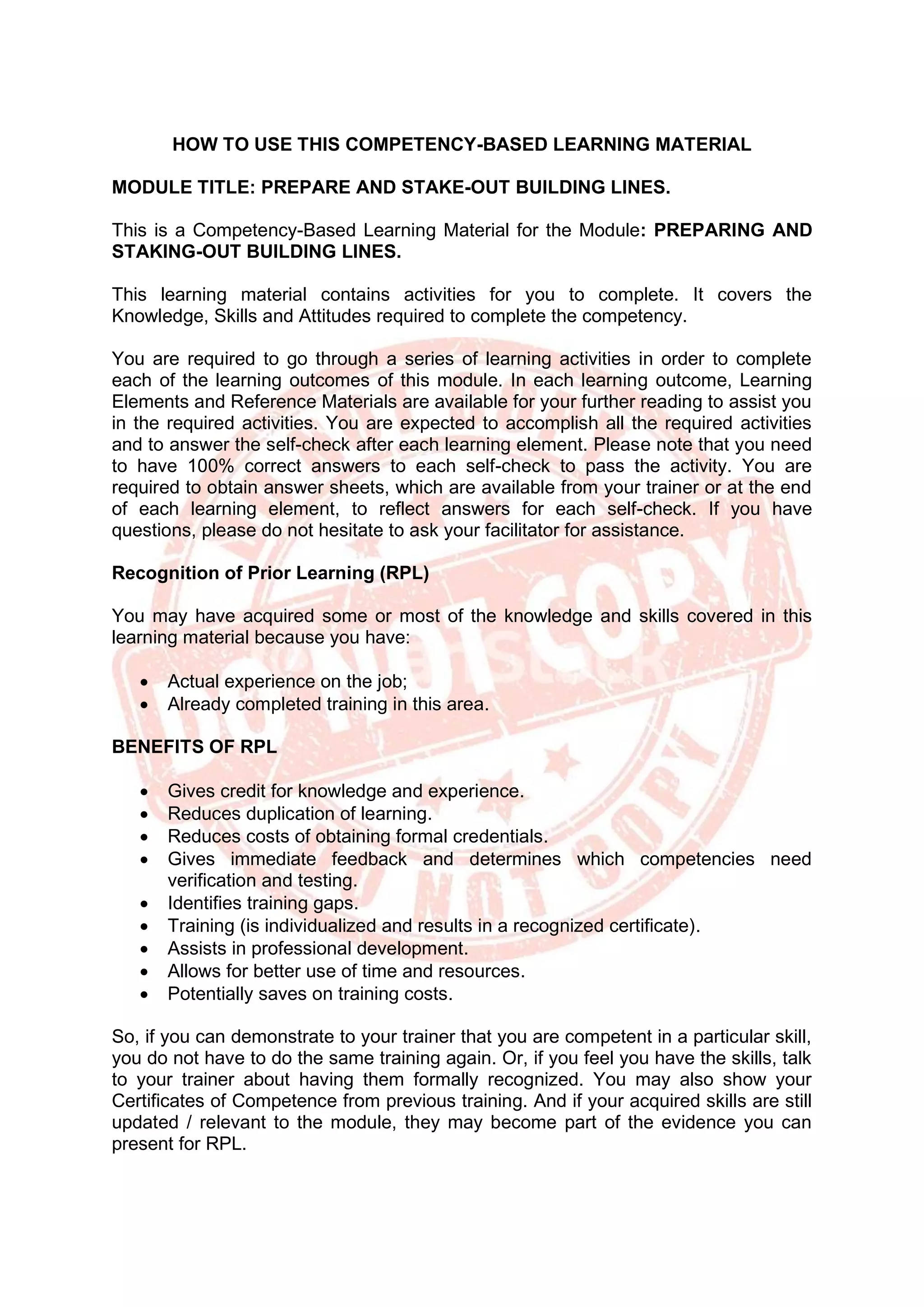 CARPENTRY NC II - CBLM | PDF