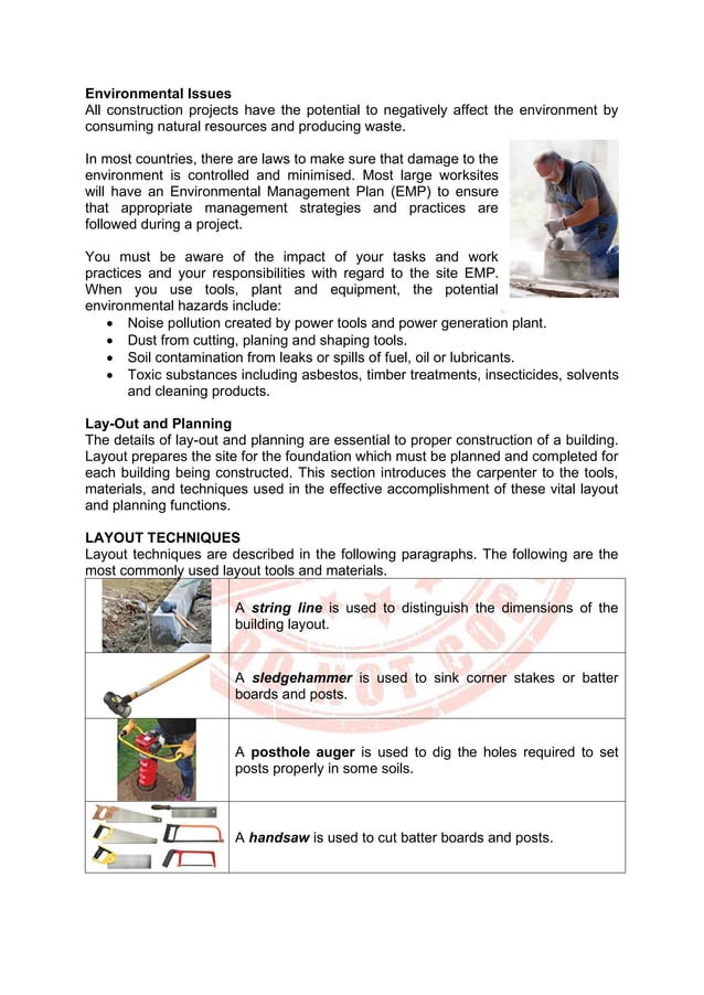 CARPENTRY NC II - CBLM | PDF
