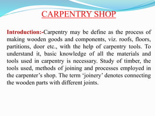 carpentry shop .pptx