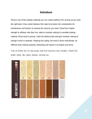 Carpentry workshop | DOCX