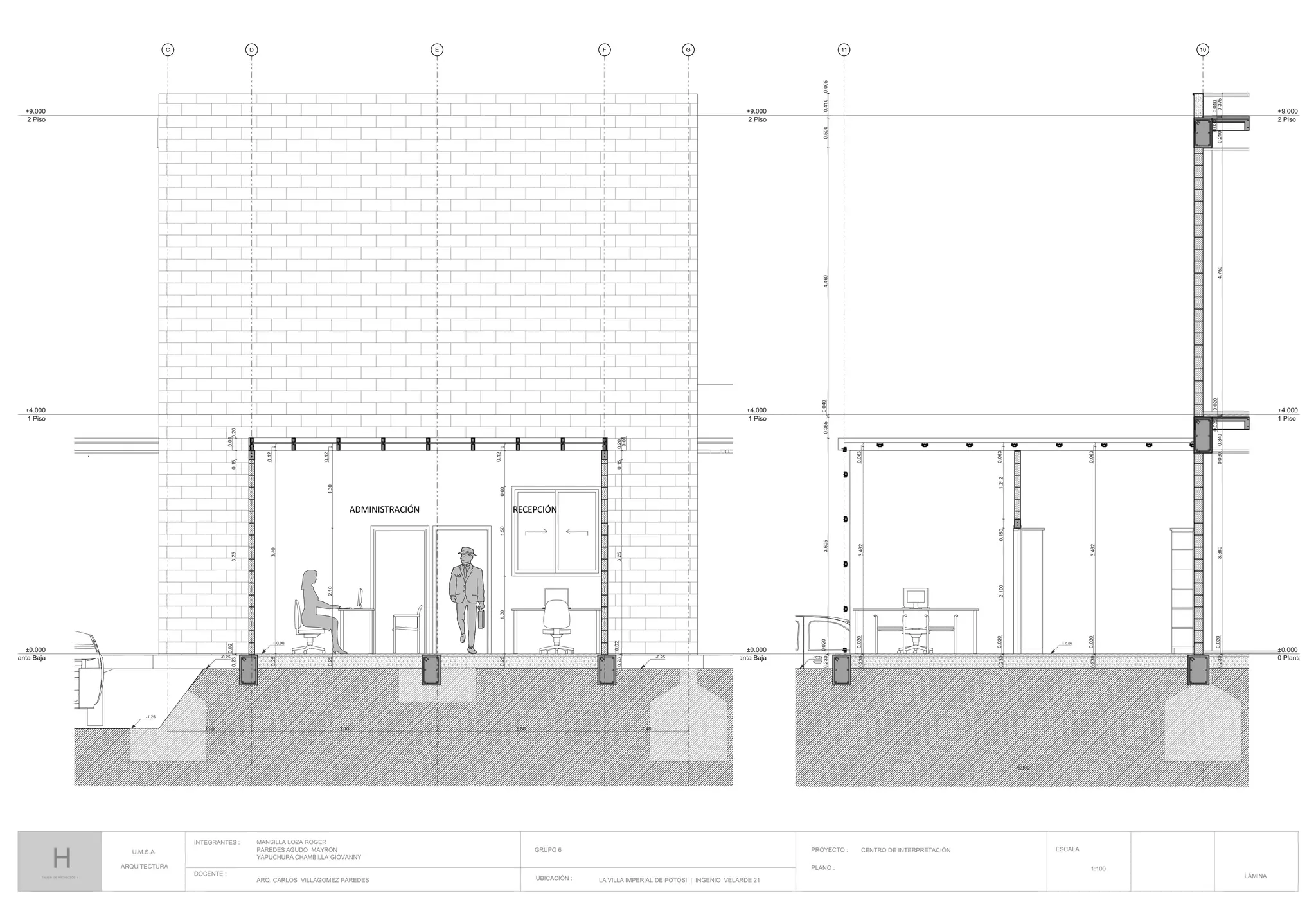 PLANOS CENTRO DE INTERPRETACIÓN P2 | PDF
