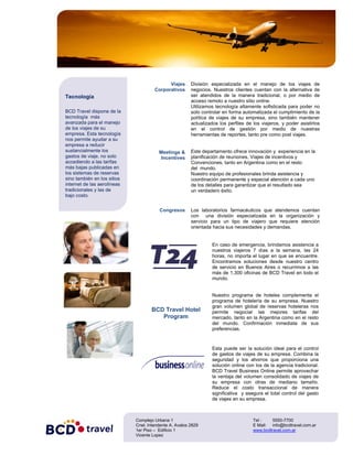 Presentación BCD Travel | PDF