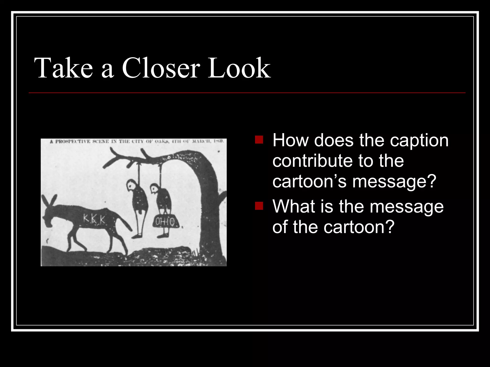 Carpetbaggers: Political Cartoons of Reconstruction | PPT