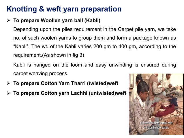 Basic of Carpet Manufacturing Process by MPD | PDF | Needlework | Arts ...