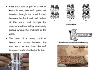 Basic of Carpet Manufacturing Process by MPD | PDF