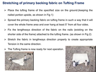 Basic of Carpet Manufacturing Process by MPD | PDF