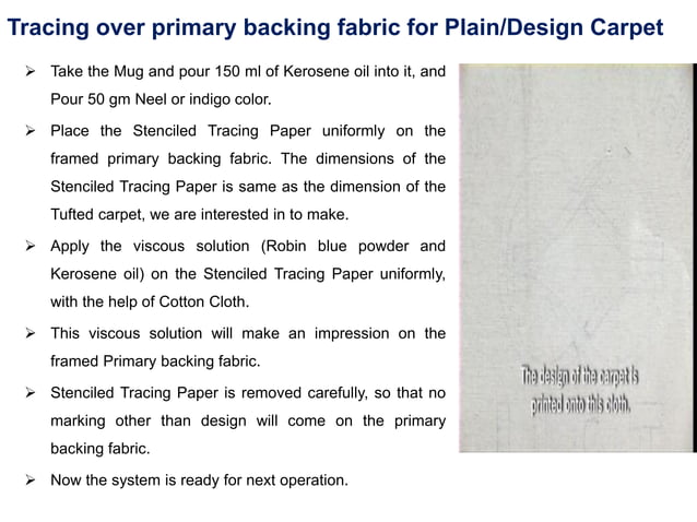 Basic of Carpet Manufacturing Process by MPD | PDF | Needlework | Arts ...