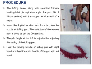 Basic of Carpet Manufacturing Process by MPD | PDF