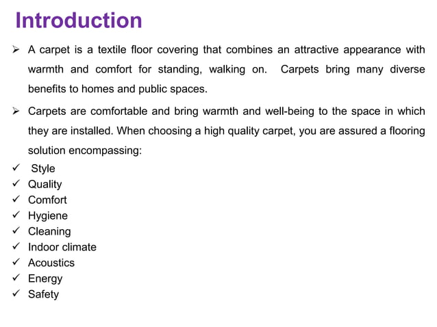 Basic of Carpet Manufacturing Process by MPD | PDF | Needlework | Arts ...