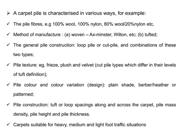 Basic of Carpet Manufacturing Process by MPD | PDF | Needlework | Arts ...