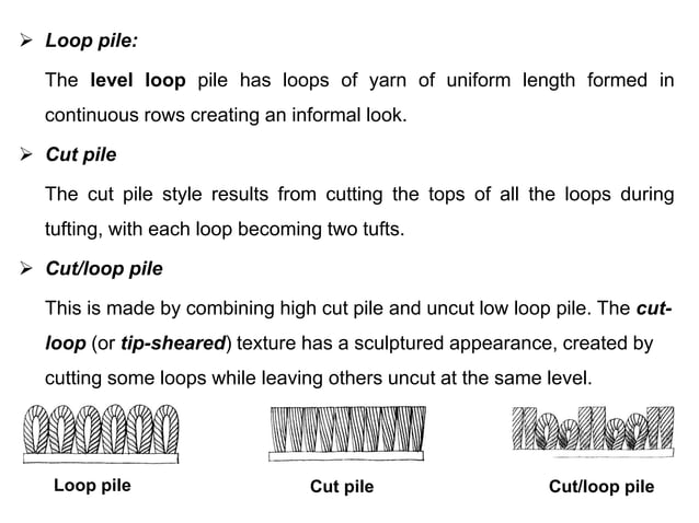 Basic of Carpet Manufacturing Process by MPD | PDF | Needlework | Arts and Crafts