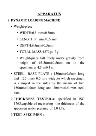 Carpet dynamic loading | DOCX