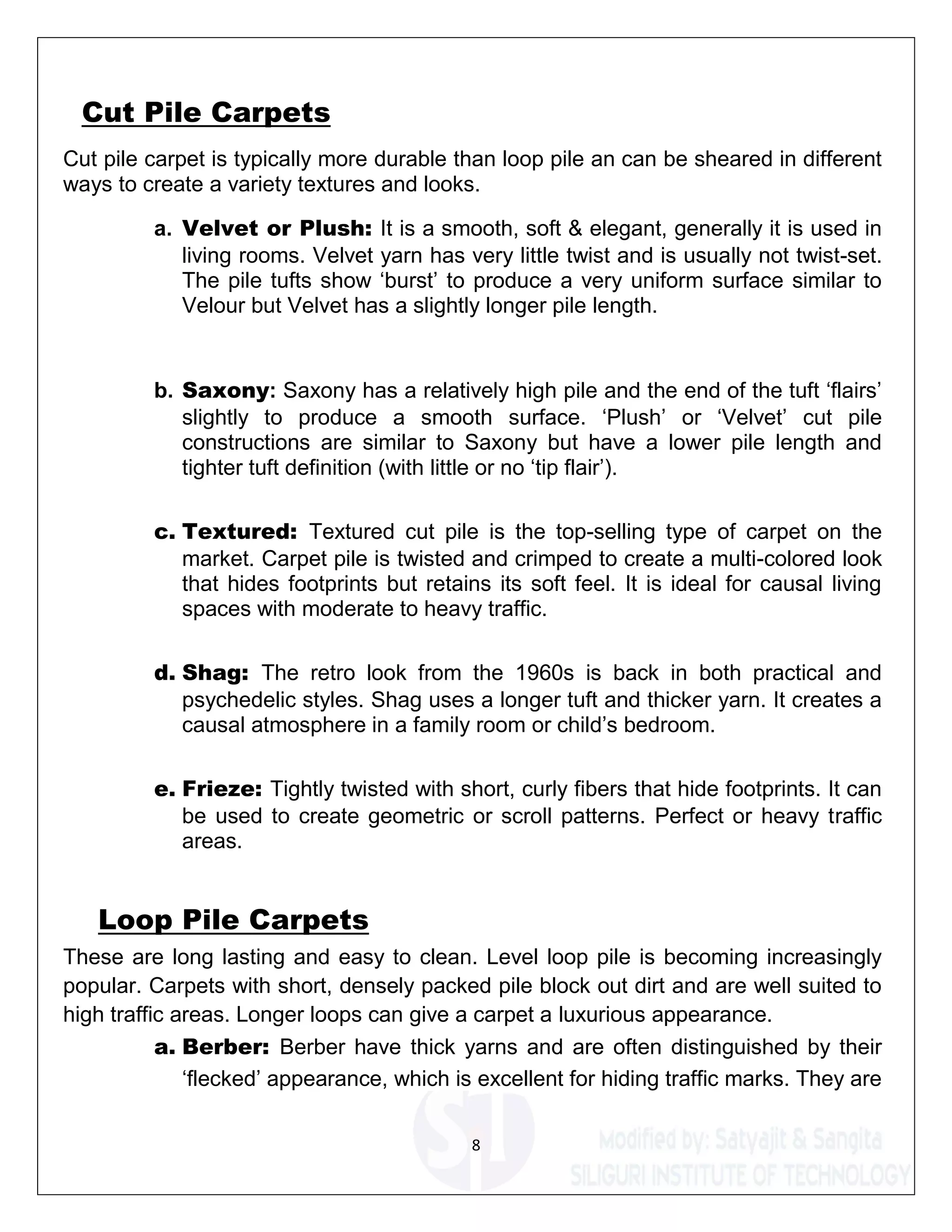 CARPETS | PDF
