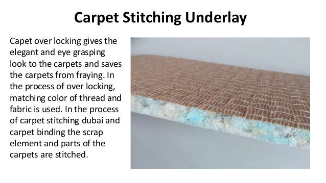 Carpet Stitching Underlay In Dubai