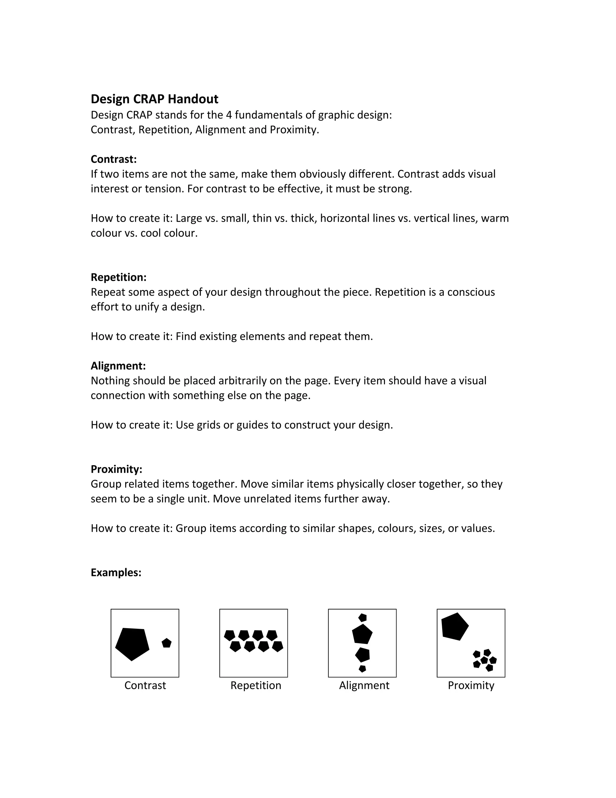 Design handout | DOC