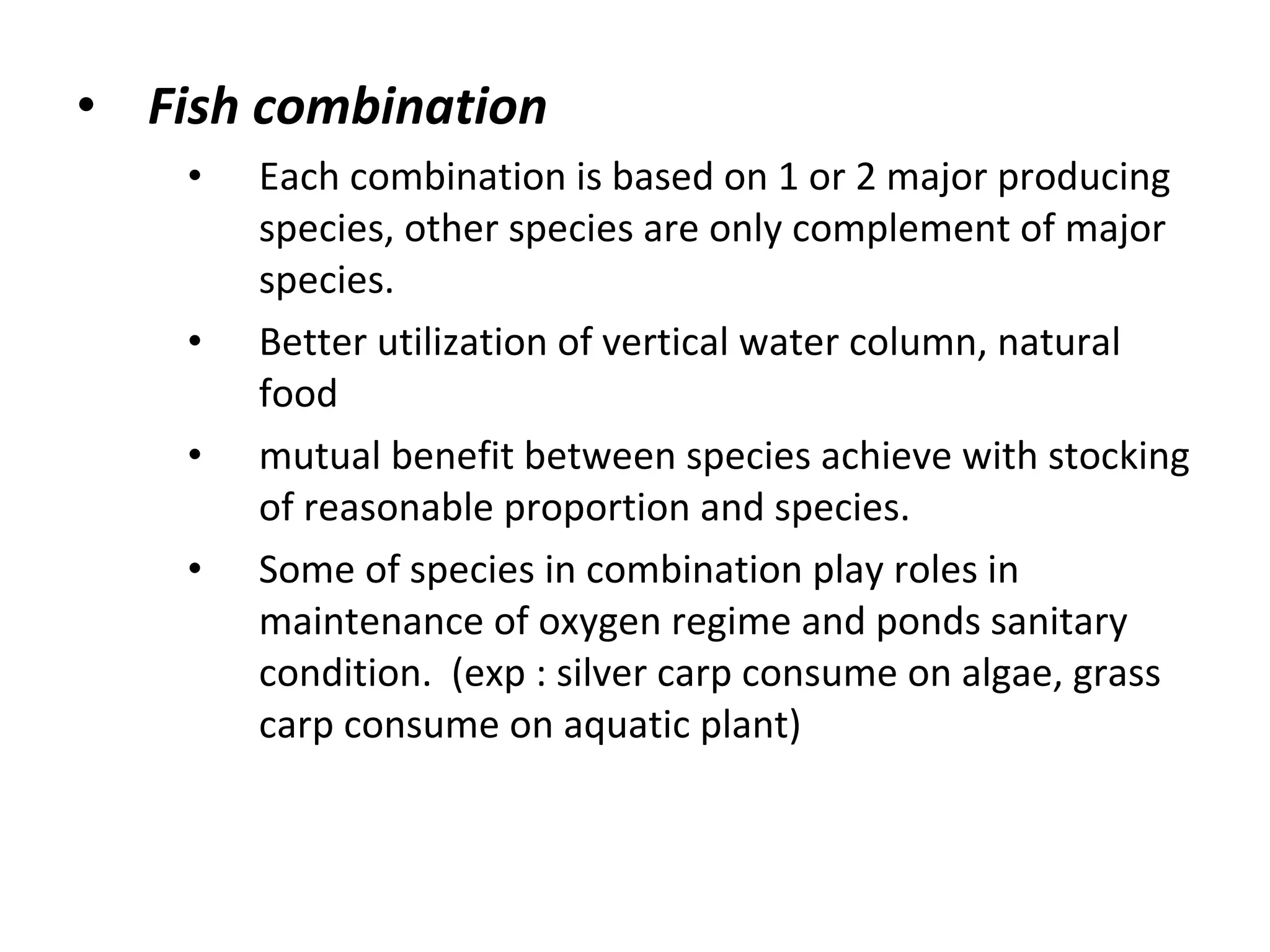 Carp Polyculture Presentation | PPT