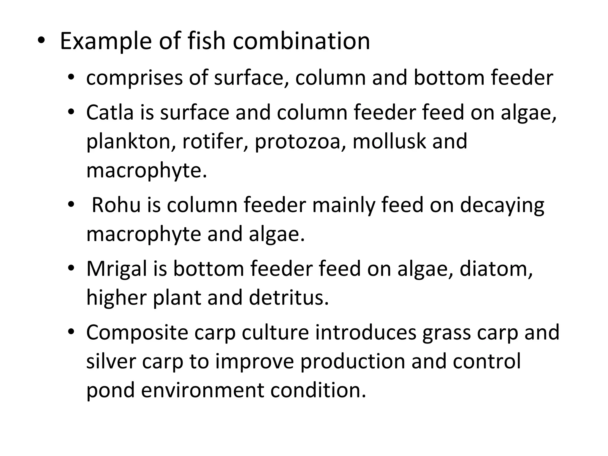 Carp Polyculture Presentation | PPT
