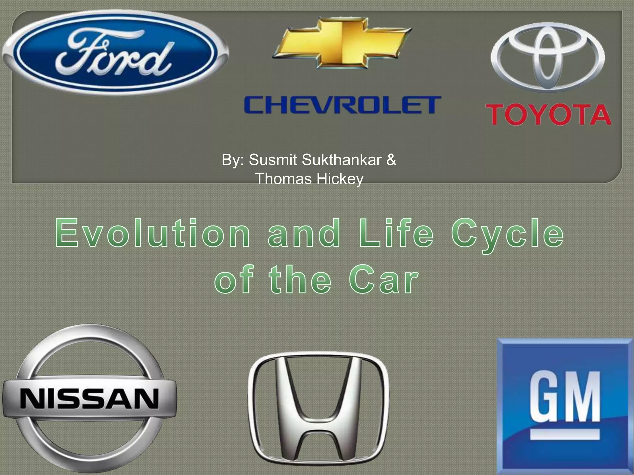 Evolution of a Product:Car | PPTX