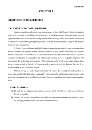 Gesture control car | PDF