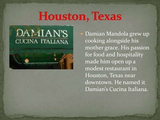 Carrabba’s italian grill, Management Principles | PPTX