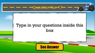 Car Racing Games Template for active learning | PPTX