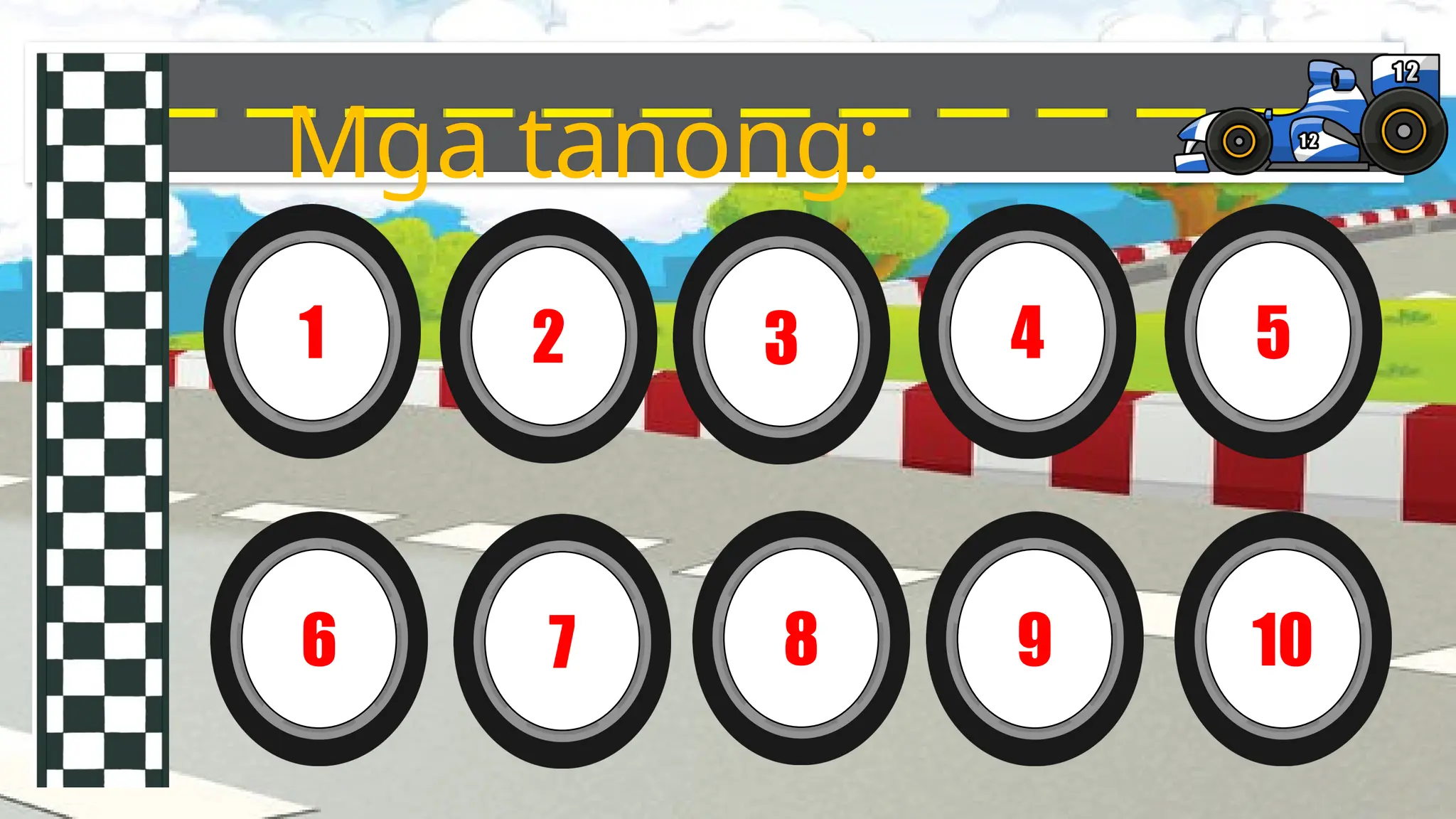 Car Racing Games Template powerpoint for Educational Purposes | PPTX