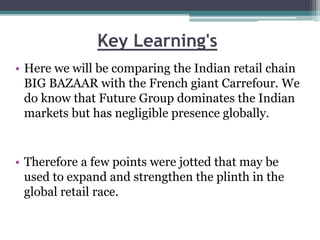 Carrefour- Vedaant GUPTA | PPT