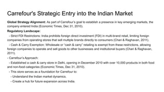 Carrefour Entry Strategy into India.pptx