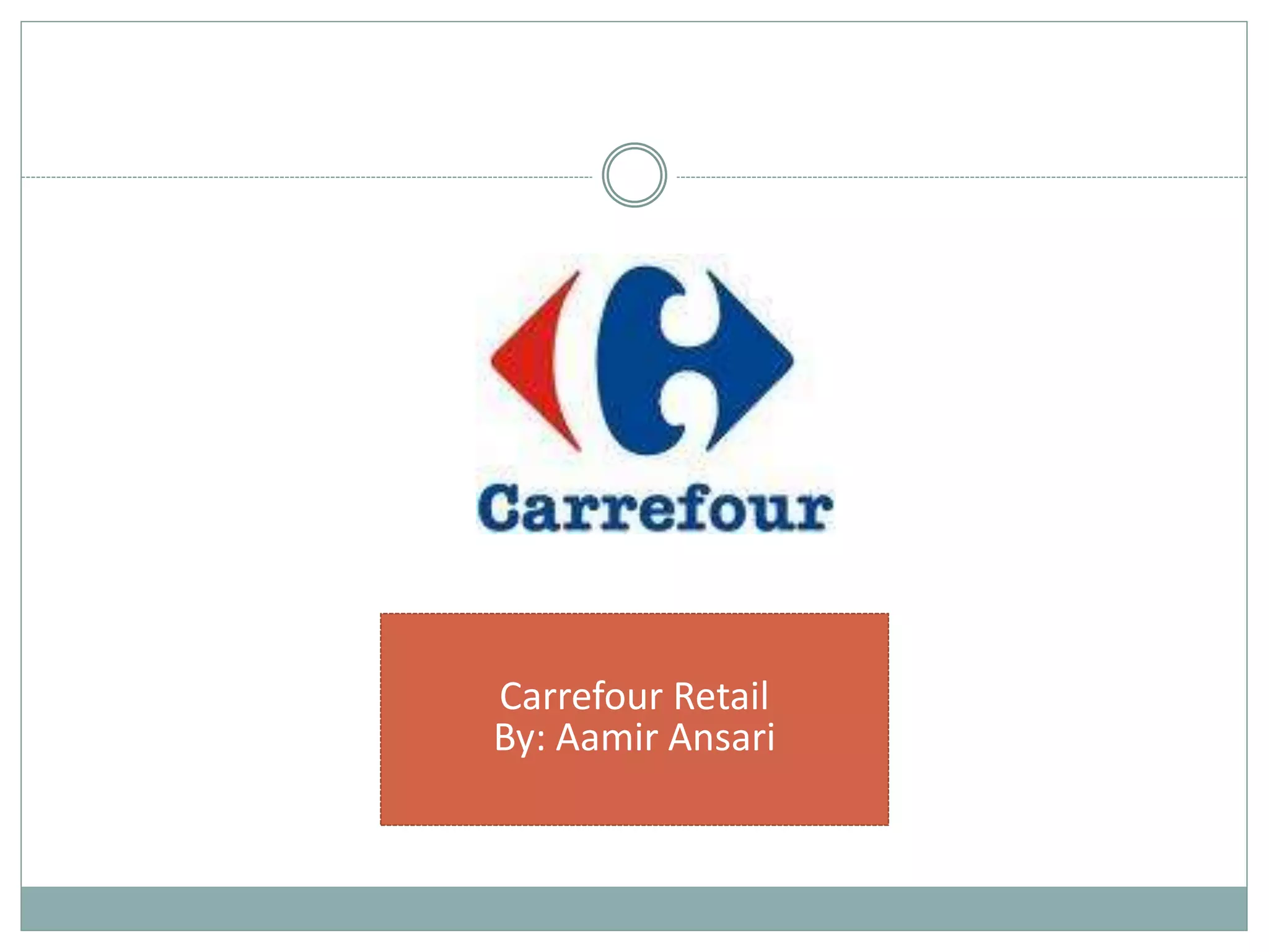 Carrefour history and retail | PPTX