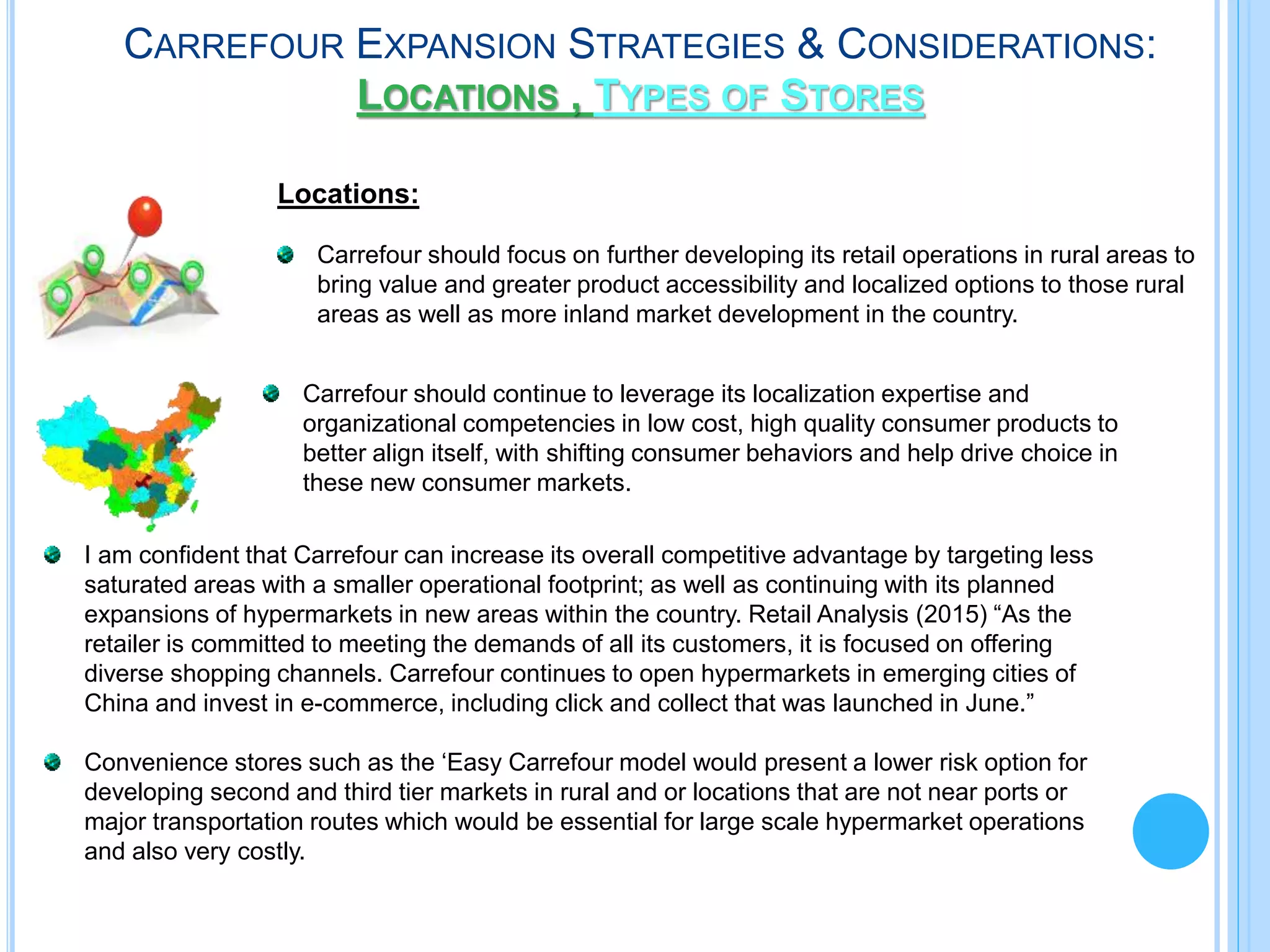 Carrefour in China: Strategic analysis & Competitive Sustainability | PPTX