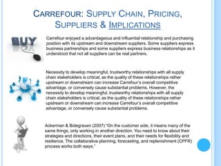 Carrefour in China: Strategic analysis & Competitive Sustainability | PPTX