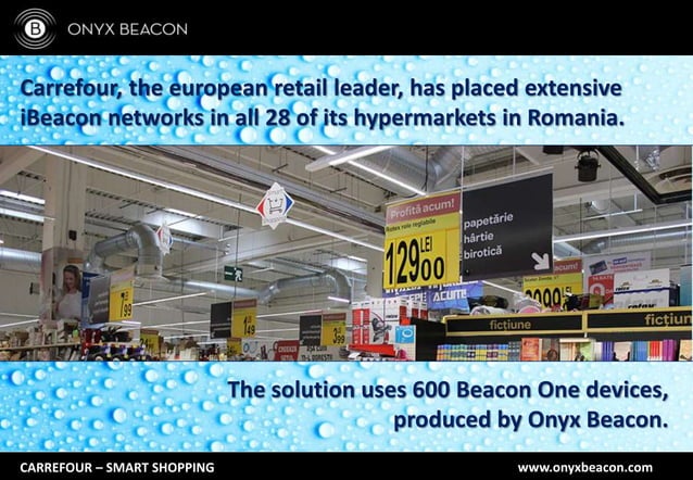 Carrefour Smart Shopping - powered by Onyx Beacon - 2015 | PPT
