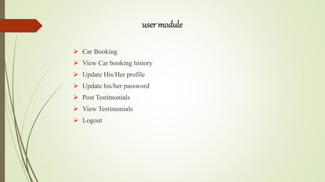 Car rental Project Ppt | PPTX | Computing | Technology & Computing