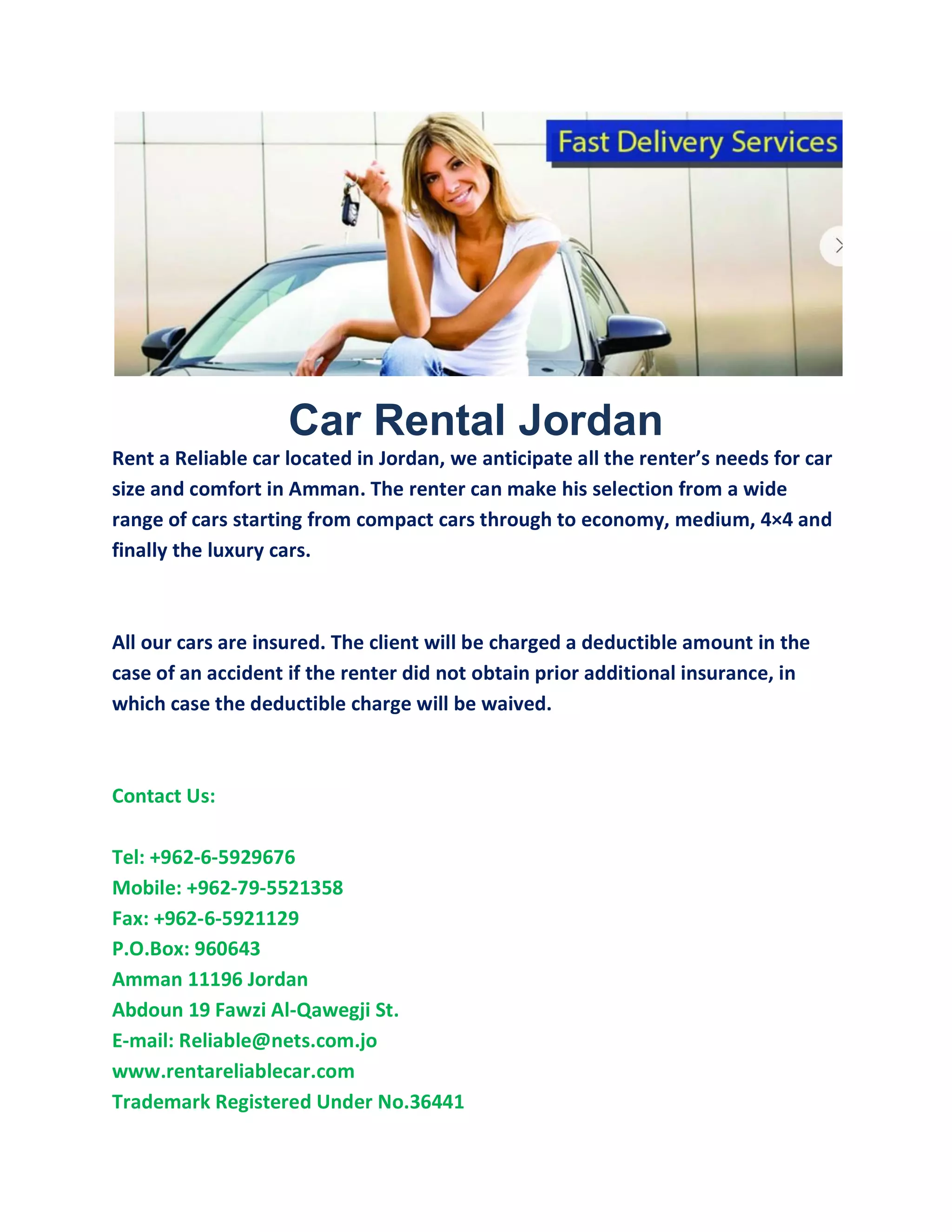 Car rental jordan | PDF