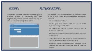 Car Rental Management Project AWP | PPT
