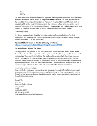Car rental market | PDF