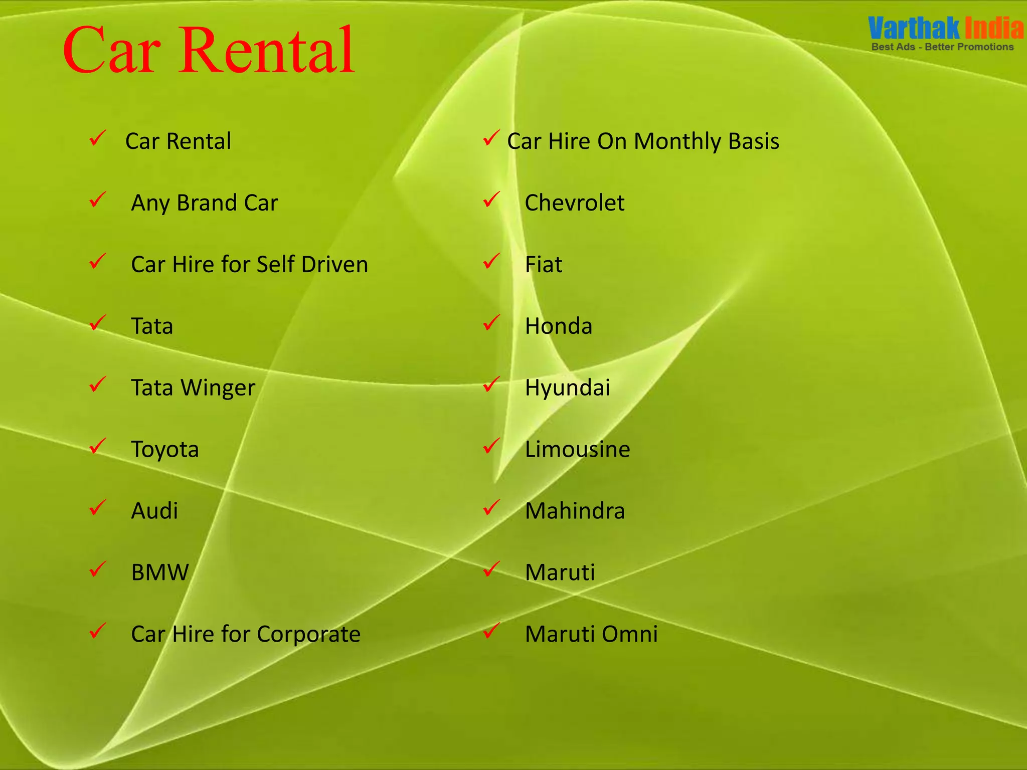 Car rental ppt | PPTX
