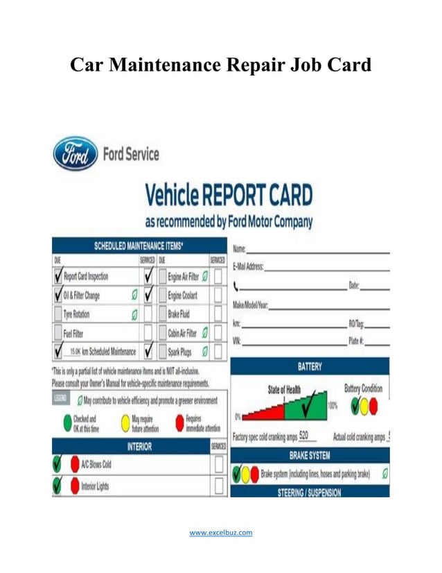 Car repair quotation template | PDF