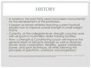Strength and Conditioning Coaching | PPTX