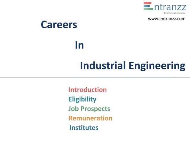 Carrers in industrial engineering | PPT | Mechanical and Industrial ...