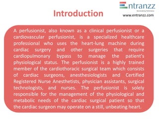 Carrers in perfusionist | PPT