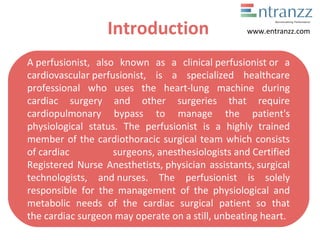 Carrers in perfusionist | PPT