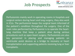 Carrers in perfusionist | PPT