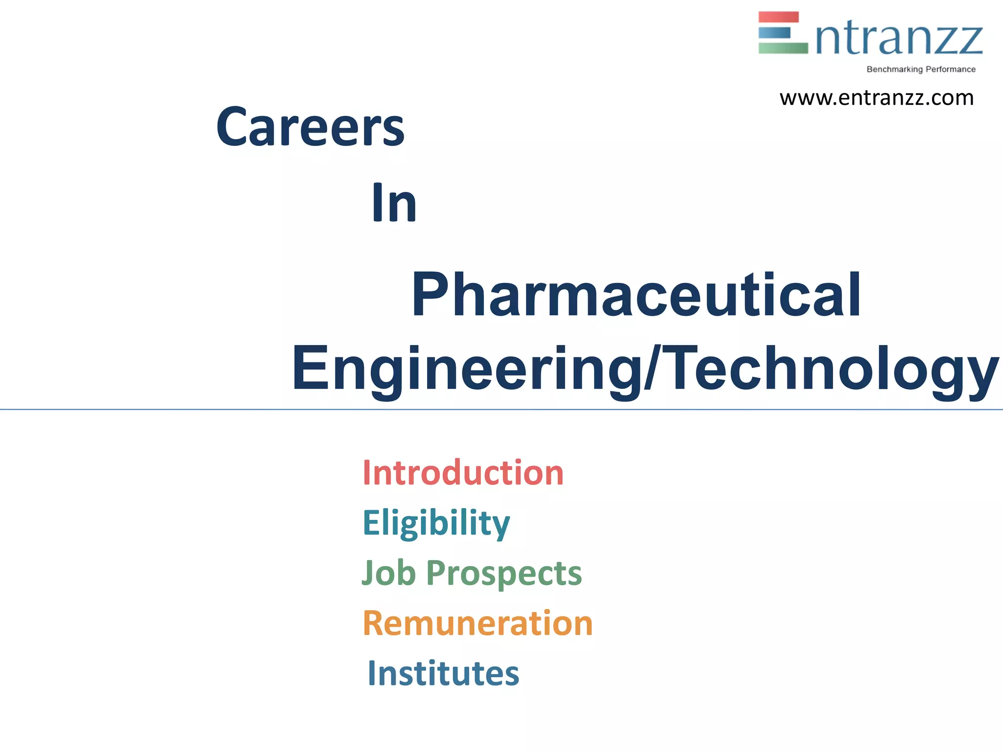 Carrers in pharmaceutical engineering or technology | PDF