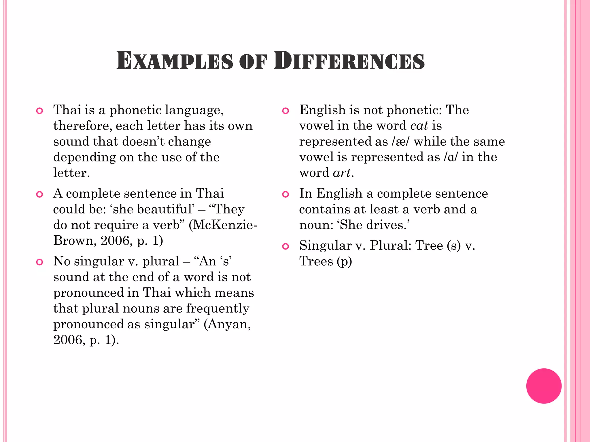 Language Comparison Poster | PDF