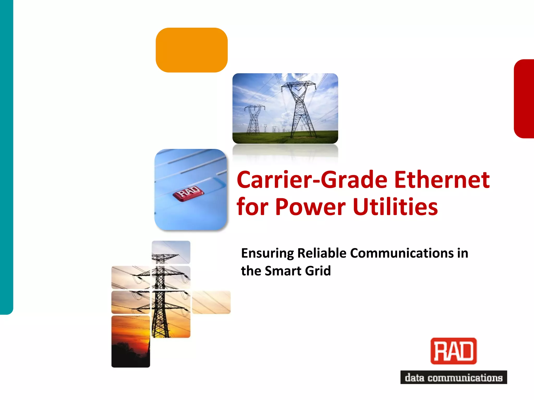 Carrier ethernet-for-power-utilities-presentation | PDF